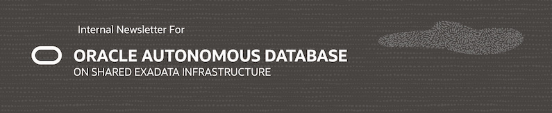 Autonomous Database Newsletter - August 5, 2021